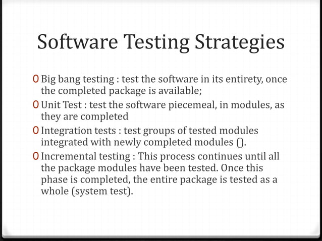 Software testing | PPT