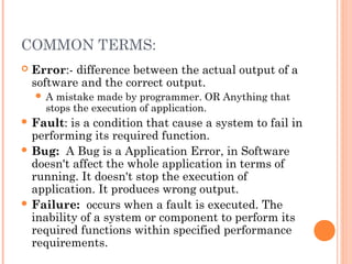 Software Testing | PPT