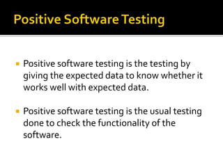 Software testing | PPT