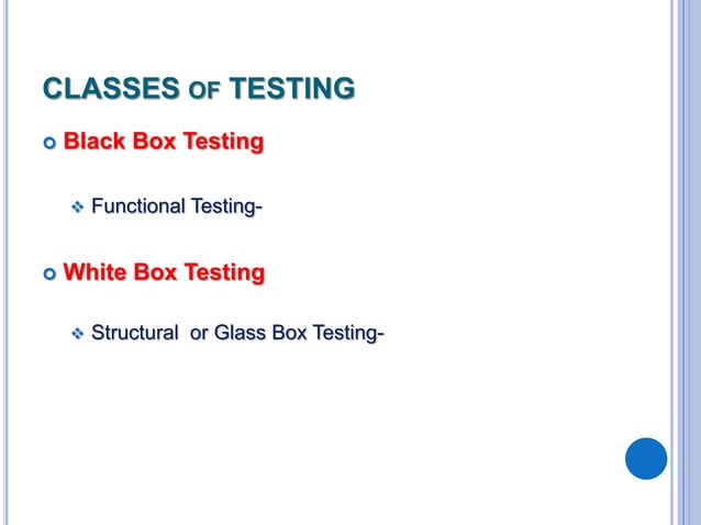 Software Testing Methods by Swapnil Shinde | PPTX