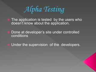 Software testing | PPTX
