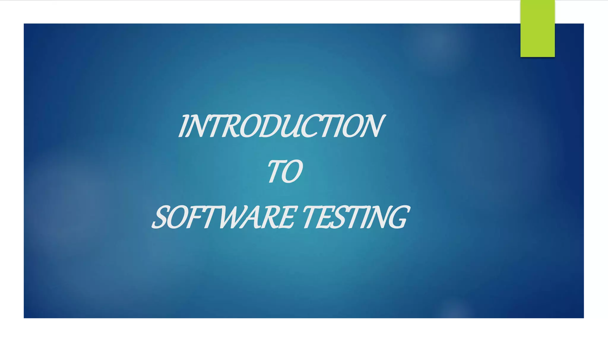 Software Testing Pptx Operating Systems Computer Software And Applications