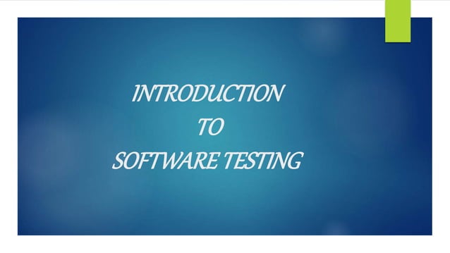 Software Testing Pptx Operating Systems Computer Software And
