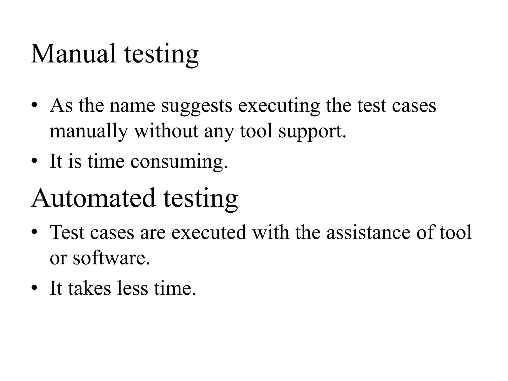 Software Testing Pptx Operating Systems Computer Software And Applications