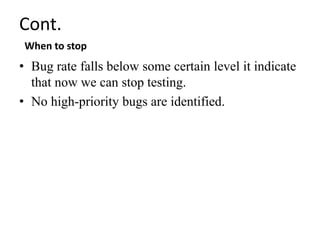 Software testing | PPTX | Operating Systems | Computer Software and ...