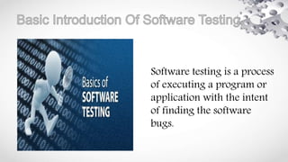 Learn Basic Of Software testing | PPT
