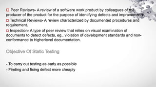 Learn Basic Of Software testing | PPT