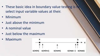 boundary value analysis and equivalence partition | PPTX