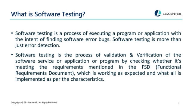 Software testing | PPT