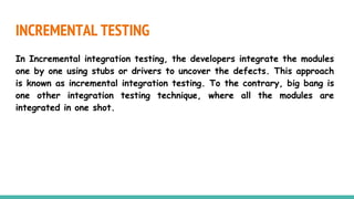 Software Testing.pptx | Operating Systems | Computer Software and ...