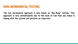 Software Testing.pptx | Operating Systems | Computer Software and ...