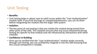 Software Testing IN SOFTWARE SPM PPTpptx | PPTX