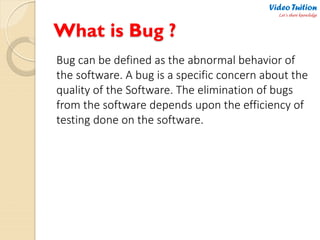 Software Testing - Defect/Bug Life Cycle - Complete Flow Chart of ...