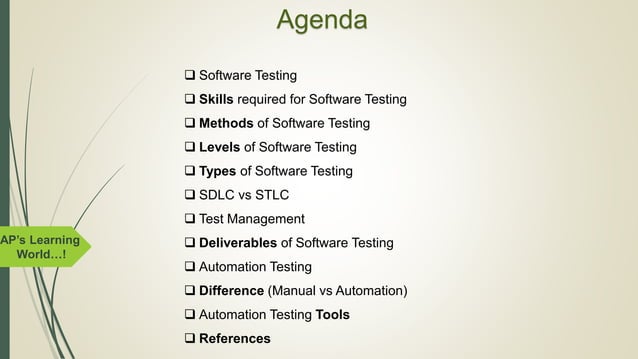 Software Testing - Part 1 (Techniques, Types, Levels, Methods, STLC ...