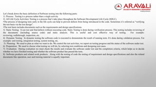 SOFTWARE TESTING | PPT