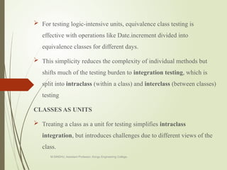 Software Testing - Unit 5(Test-Driven Development) | PPTX