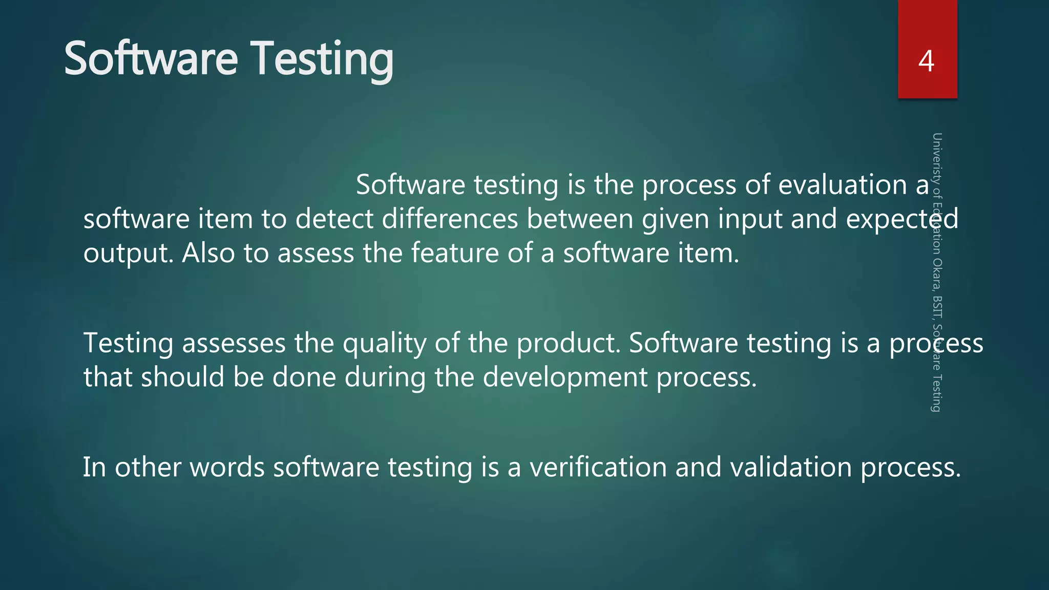 Software Testing | PPT