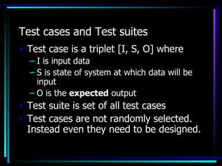 An overview to Software Testing | PPT