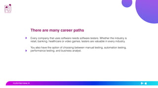 Software Testing As a Career Path | PDF