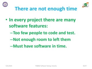 Software testing axioms | PDF