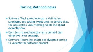 Software testing basic | PPT