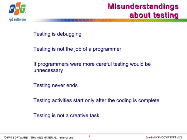Software testing basic concepts | PPT | Computer Software and ...