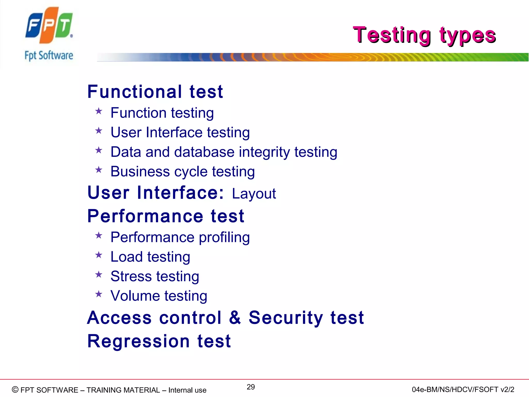 Software testing basic concepts | PPT