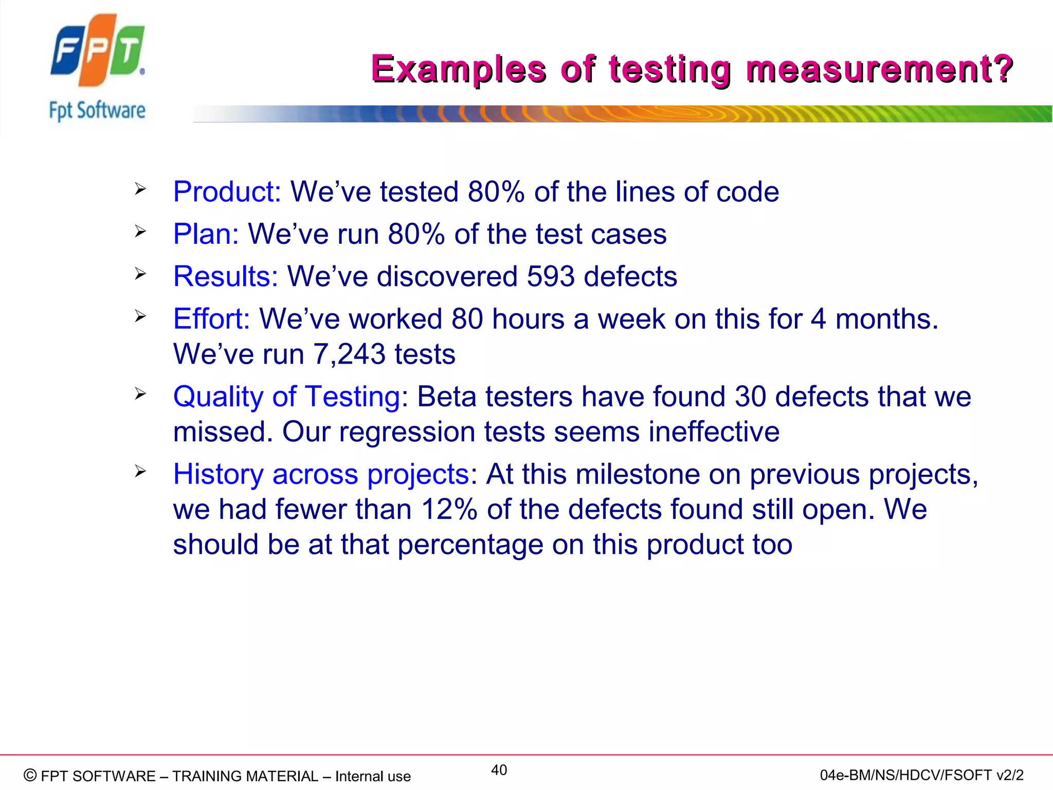 Software testing basic concepts | PPT