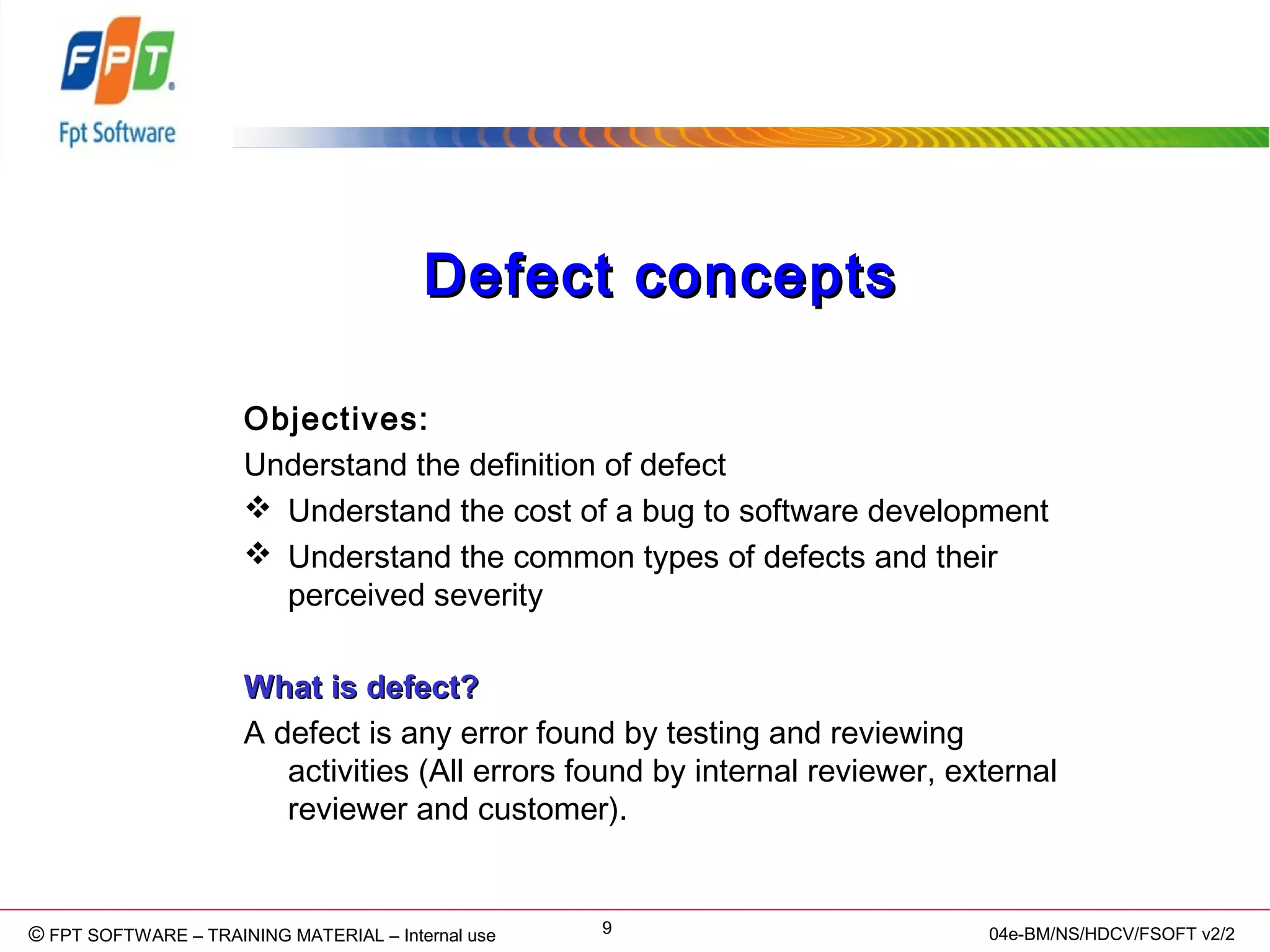 Software testing basic concepts | PPT