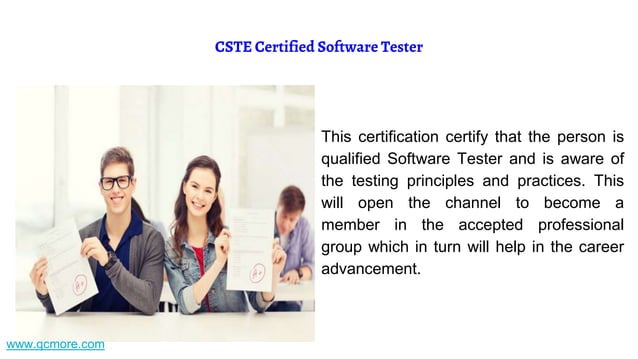 Software Testing Certifications Pptx Standardized Testing