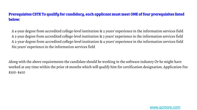 Software Testing Certifications Pptx Standardized Testing