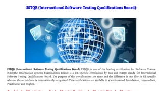 Software testing certifications | PPTX | Standardized Testing ...