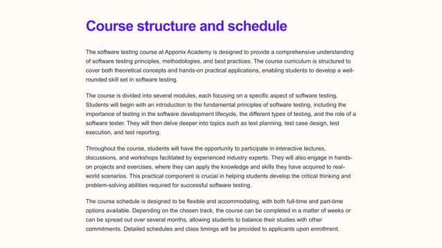 Ashutosh B software testing course by apponix.pptx