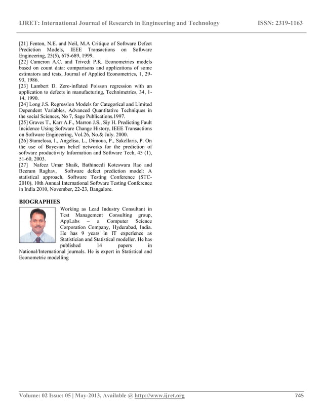 Software testing defect prediction model a practical approach | PDF