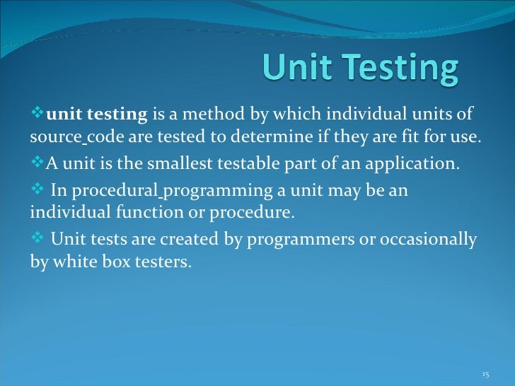 Software testing definition