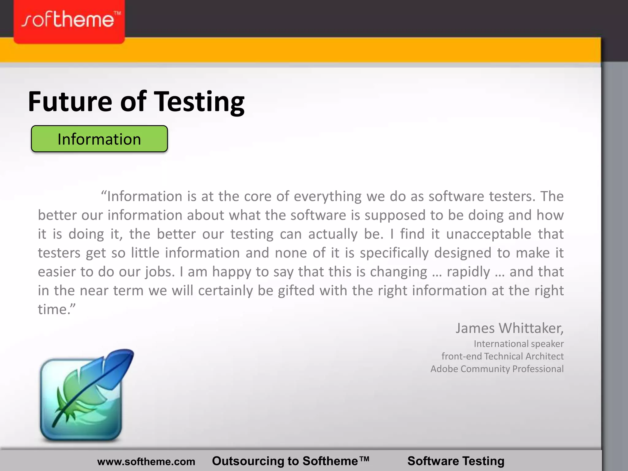 Software Testing: History, Trends, Perspectives - a Brief Overview | PPT