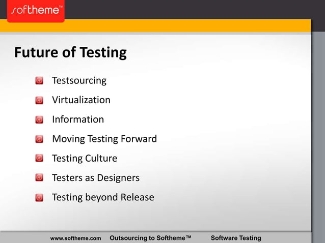 Software Testing: History, Trends, Perspectives - a Brief Overview | PPT