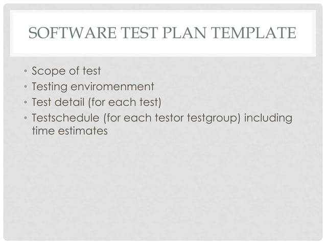Software Testing Implementation Pdf Computer Software And Applications Computing