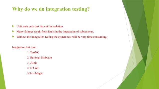 SOFTWARE TESTING INTEGRATION TESTING.pptx