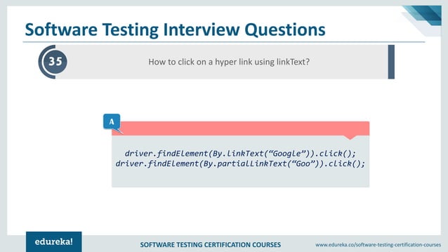 Software Testing Interview Questions And Answers Edureka Ppt