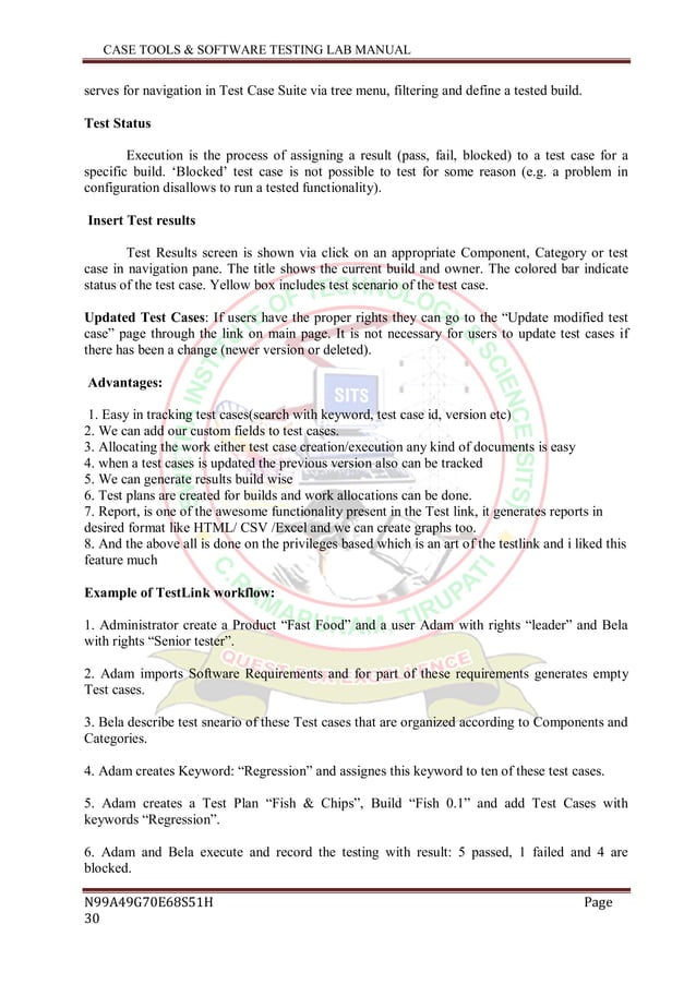 Software testing lab manual | PDF