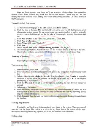 Software testing lab manual | PDF