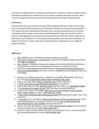 Software testing lecture notes | PDF