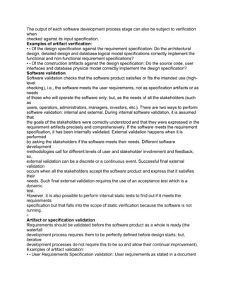 Software testing lecture notes | PDF