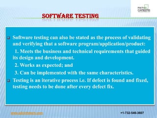 Software testing life cycle | PPTX