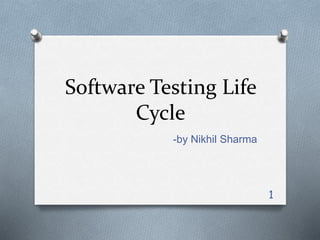 Software testing life cycle | PPTX