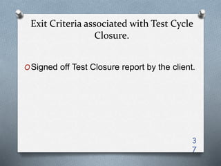 Software testing life cycle | PPTX