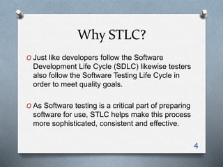 Software testing life cycle | PPTX
