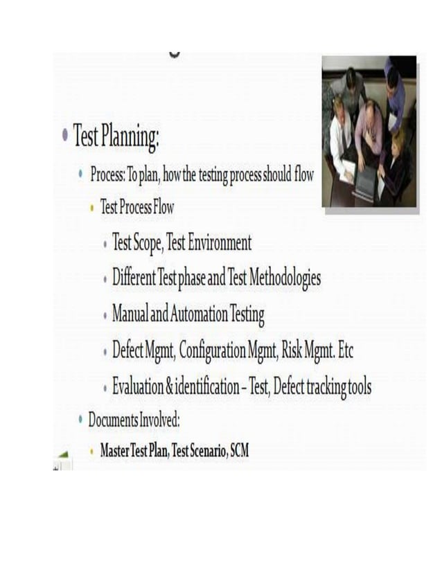 Software Testing Life Cycle Presentation Document 2 Pdf