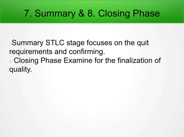 What Is Software Testing Life Cycle Process | PPT